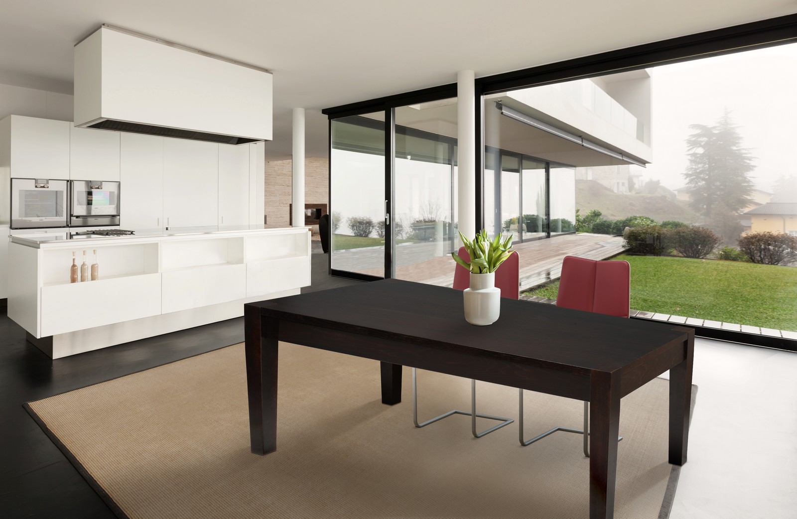 Beautiful interior of a modern villa, domestic kitchen | ORTUS Furniture